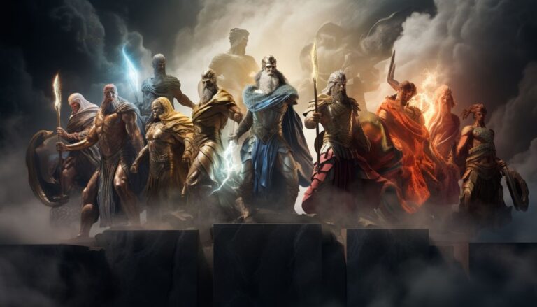 The Twelve Olympian Gods Of The Greek Pantheon